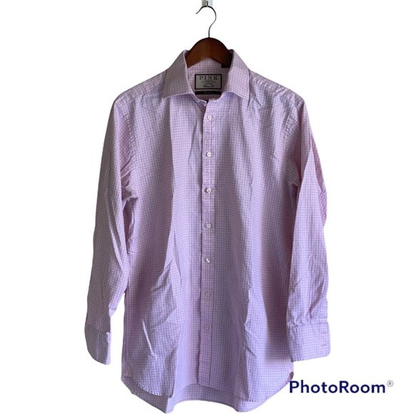 Thomas Pink | Shirts | Thomas Pink Pink Button Down Oxford Shirt 6x345 ...
